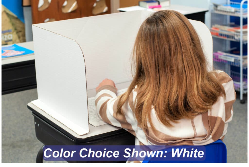 13" Tall Privacy Shields - Discourage Cheating - Improve Student Focus