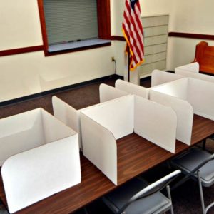 13" Voting Booth Privacy Shields (Privacy Boards) for Secure Elections