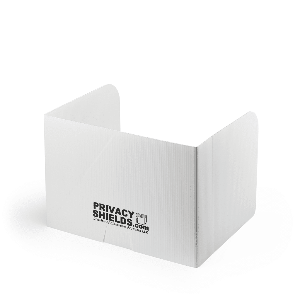 Cleanable Plastic Privacy Shields - 13” Tall - Privacy Shields