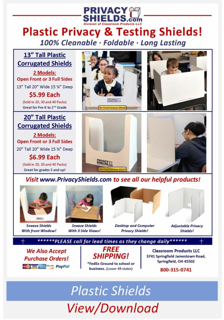 Download Product Brochures | Low-Cost Privacy Shields and Carrels