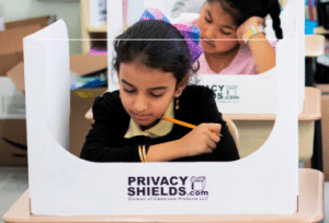 Privacy Shields For Student Desks - Privacy Dividers - Privacy Shields