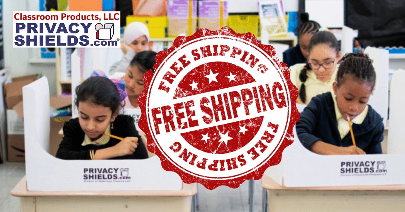 Free Shipping on Privacy Shields & Voting Booths (Lower 48 States)